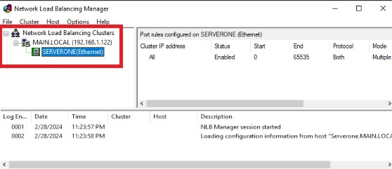 Install and Configure Network Load Balancing Manager in Server